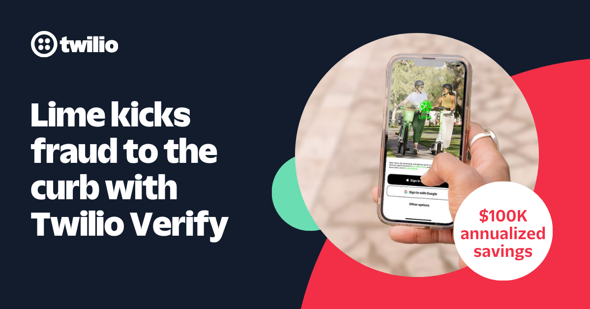 Com o Twilio Verify, a Lime dá um basta nas fraudes | Twilio
